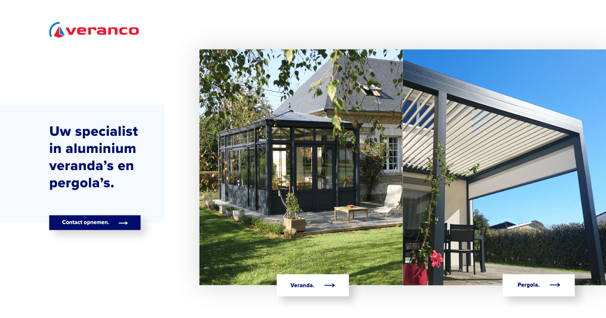 Veranco: uw expert in aluminium veranda’s en terrasoverkappingen